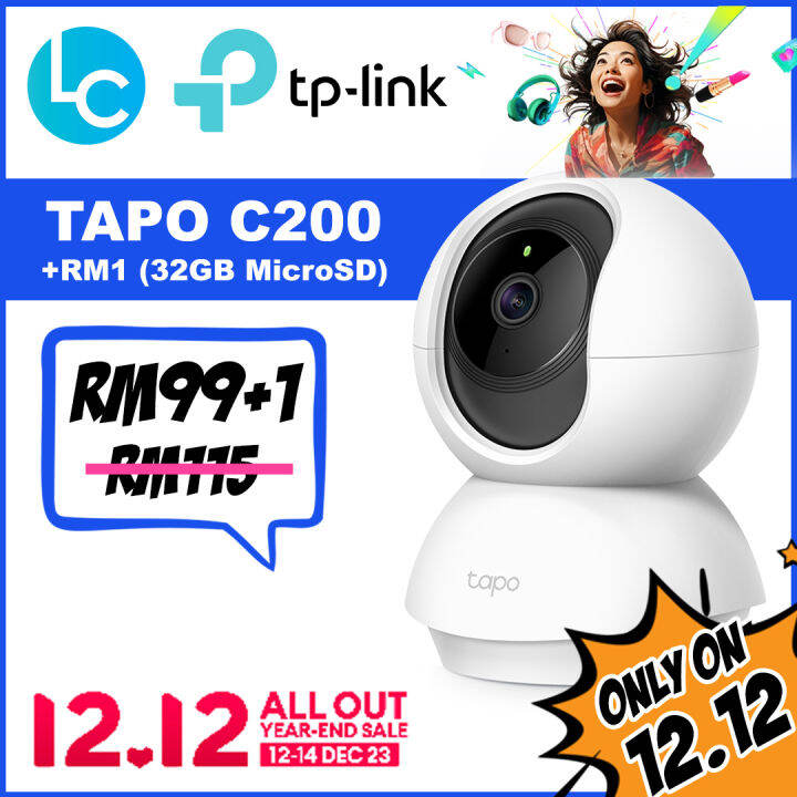 TP-Link Tapo C200 / TC70 Full HD Pan / Tilt Wireless WiFi CCTV Home ...
