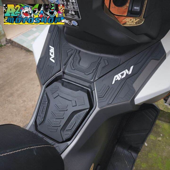 Honda ADV 160 Tank Pad Sticker Decals Carbon / Rubber Deck Pad ...