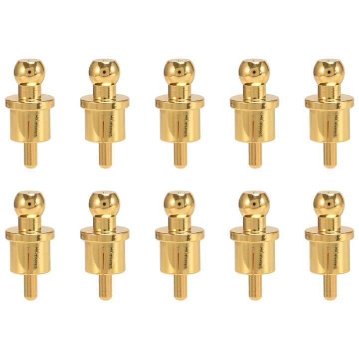 10Pcs Gold Plated RCA Plug Cap Short-Circuit Socket, Phono Connector ...