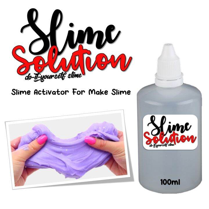 MINI SLIME SOLUTION / ACTIVATOR 100ML - slimebykaklyn | Lazada