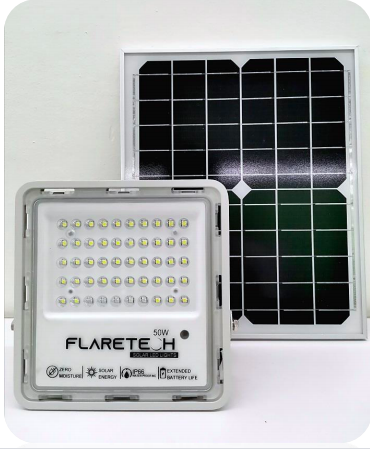FLARETECH SOLAR FLOOD LIGHT PX SERIES 50W DAYLIGHT | Lazada PH