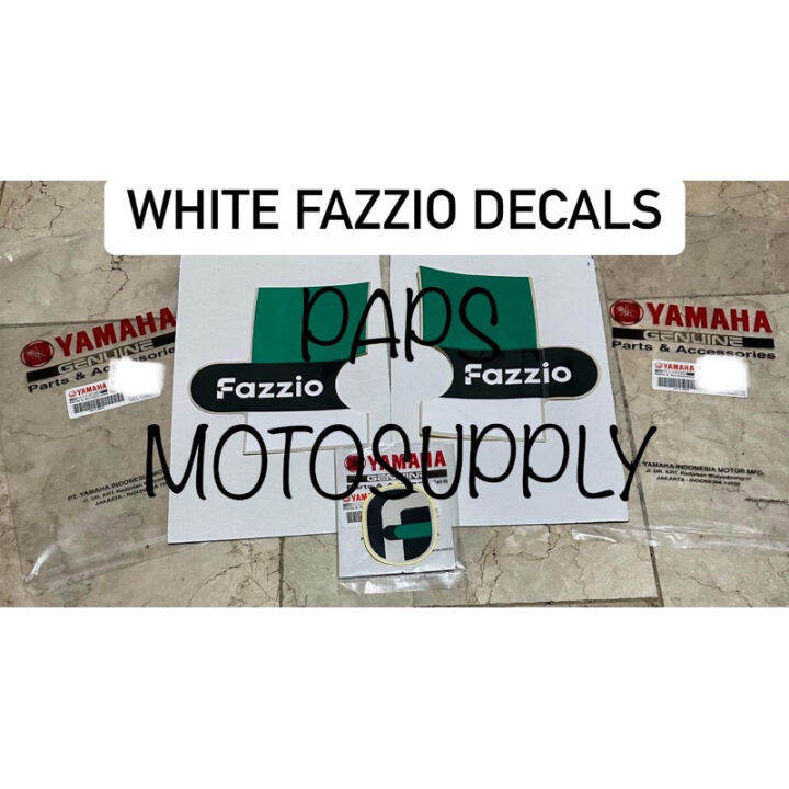 Genuine White Fazzio Decals | Lazada PH