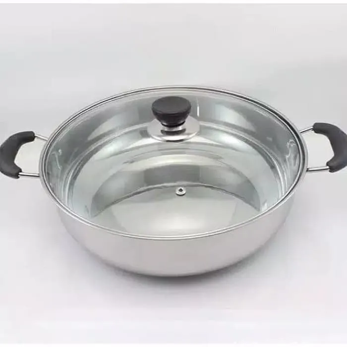 PANCI SHABU SHABU STEAMBOAT SANGWO STAINLESS STEEL 28CM | Lazada Indonesia