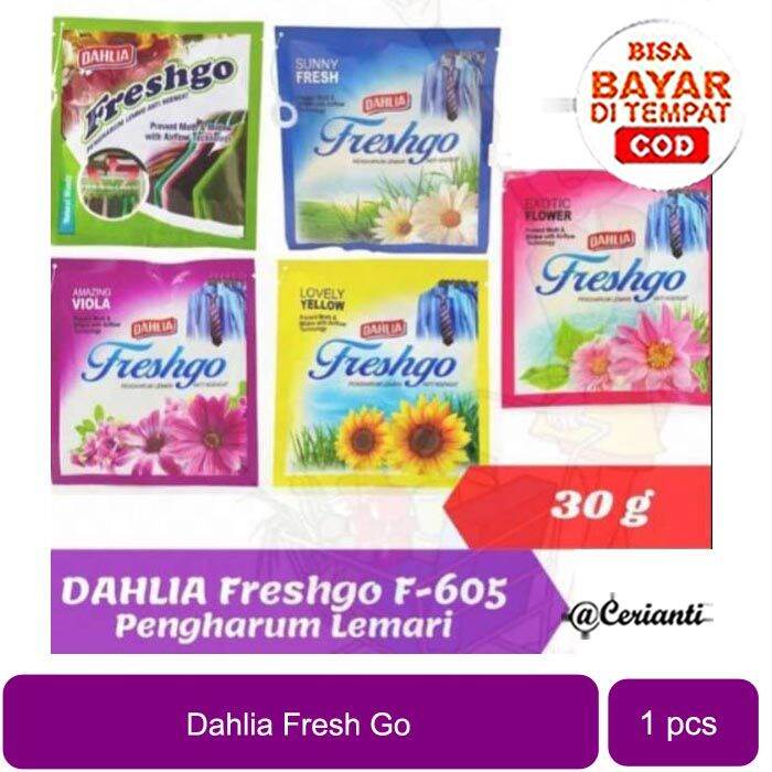 DAHLIA Freshgo 30gr Pengharum Lemari Pakaian Anti Ngengat & Jamur CERIANTI LYNN DESIGN | Lazada ...