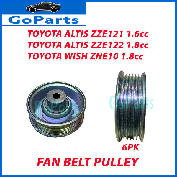 TOYOTA ALTIS ZZE121 ZZE122 1.6cc 1.8cc / WISH ZNE10 1.8cc FAN BELT ...