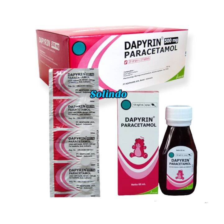 DAPYRIN Tablet , Syrup | Paracetamol | Lazada Indonesia
