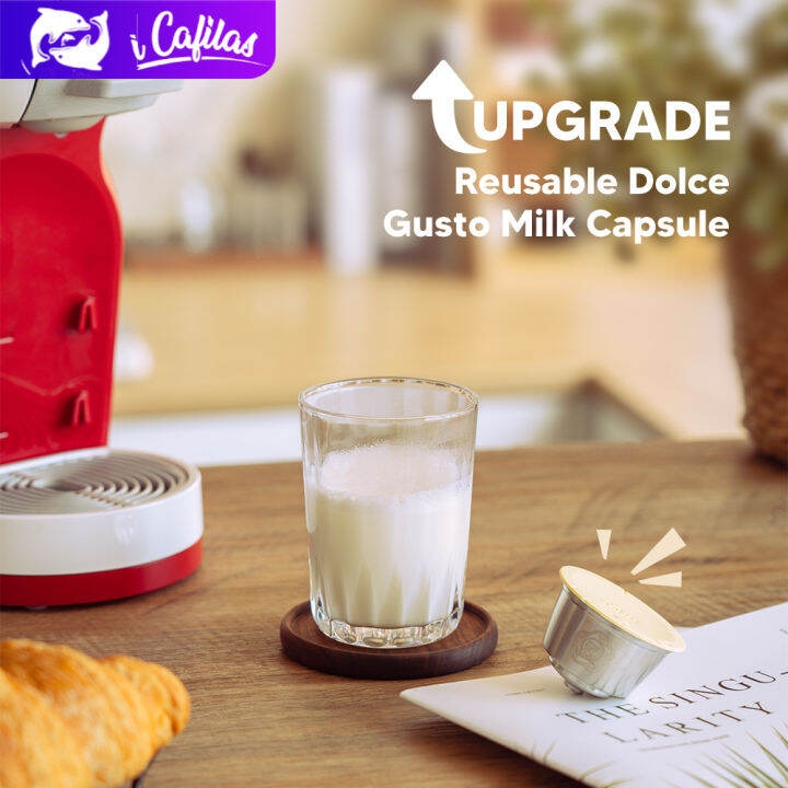 New Version【i Cafilas】[HLB24] Reusable Coffee Capsule Filter Nescafe ...