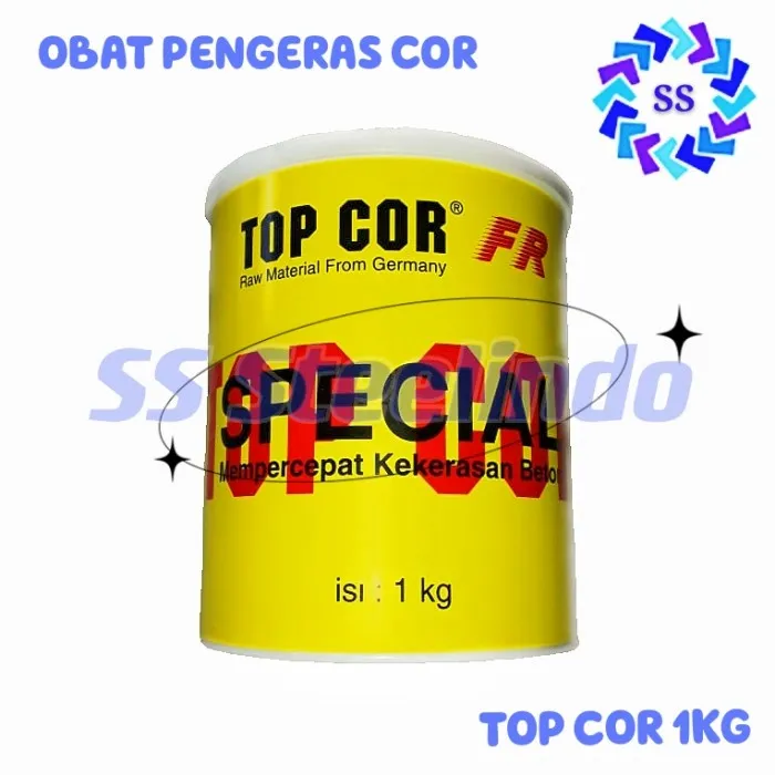 OBAT PENGERAS COR-AN BETON TOP COR KALENG 1KG | Lazada Indonesia
