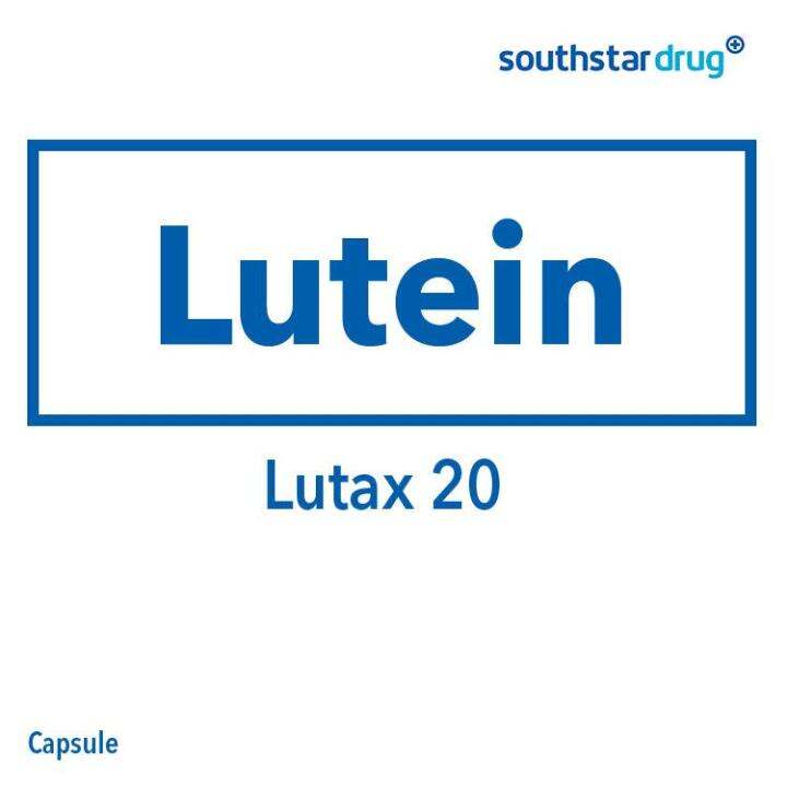 Lutax 20 Capsule 30s | Lazada PH