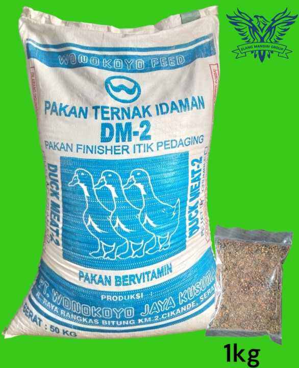 Repack 1Kg DM-2 Pakan Finisher Itik Pedaging DUCK MEAT-2 Makanan Bebek ...