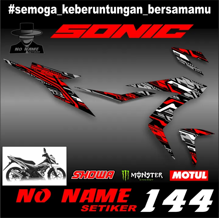 Striping Sonic 150 R (144) Variasi Honda Stiker Sticker Skotlet ...