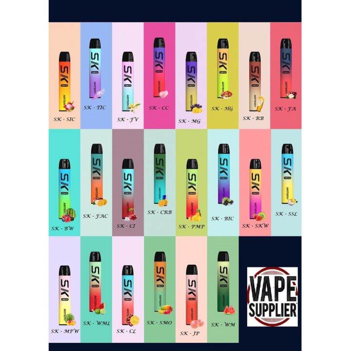 AUTHENTIC NEW VERSION Artery Abar SK 2000 Puffs 1000mah 8ml disposable ...