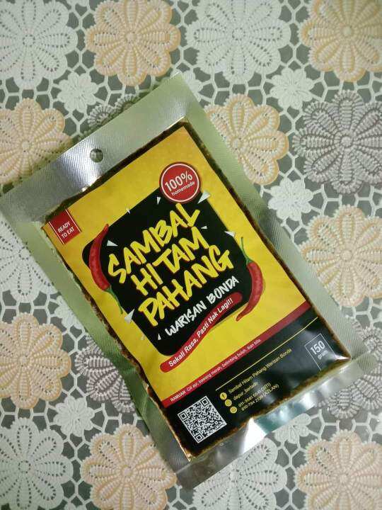 Sambal Hitam Pahang Warisan Bonda 150g, Sekali Rasa Pasti Nak Lagi ...