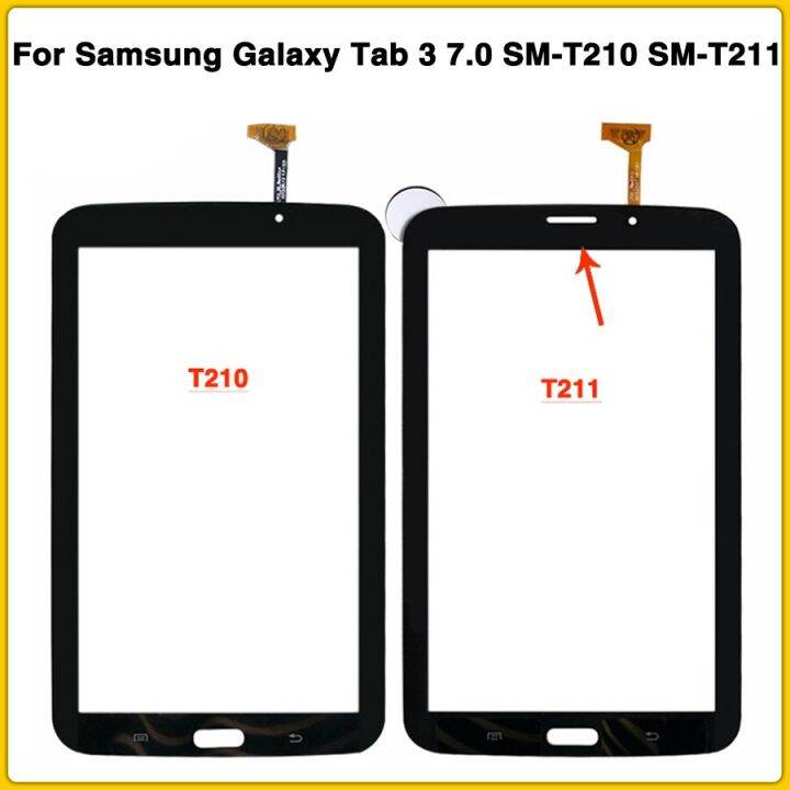 New T211 Touchscreen For Samsung Galaxy Tab 3 7.0 SM-T210 SM-T211 T210 Touch Screen Panel Outer ...