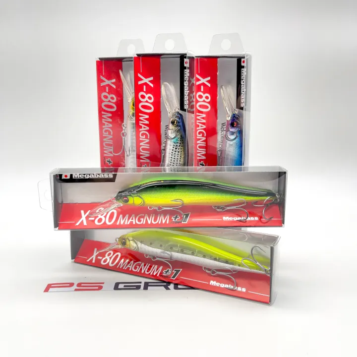 เหยื่อปลอมตกปลา Megabass X-80 Magnum +1 | Lazada.co.th