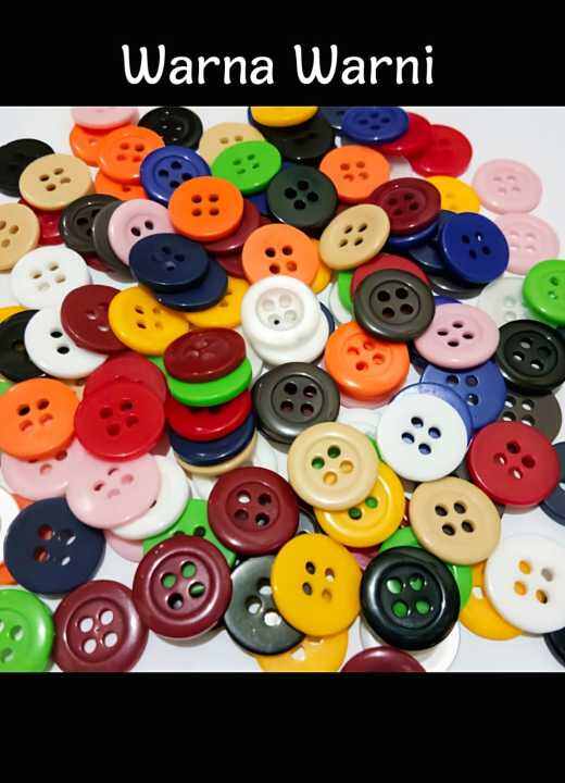 isi 144 pcs kancing dinas 14 mm / kancing baju 1,4 cm lobang 4 | Lazada ...