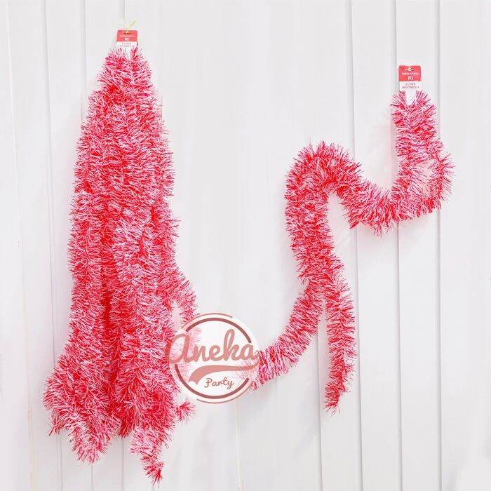 Slinger Hiasan Merah Putih HUT RI / Slinger Rumbai Dekorasi HUT RI ...