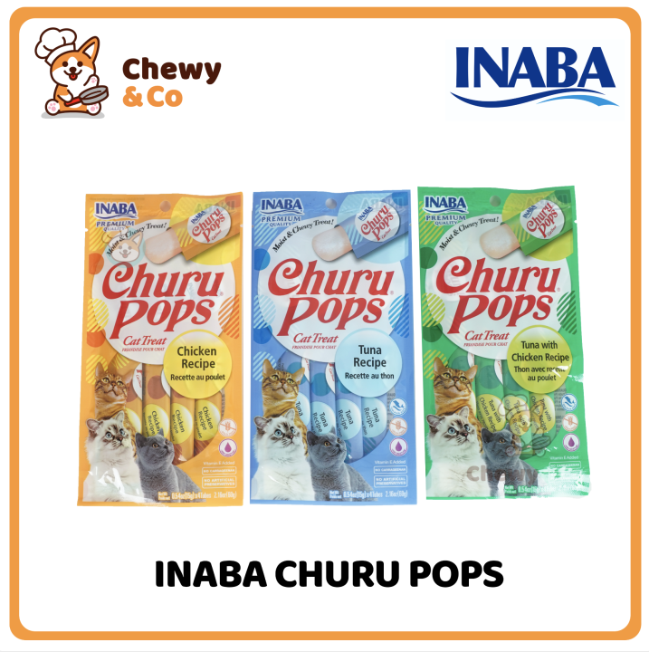 Inaba Ciao Churu Pops Cat Treats 15g (4 pcs per pack) | Lazada PH