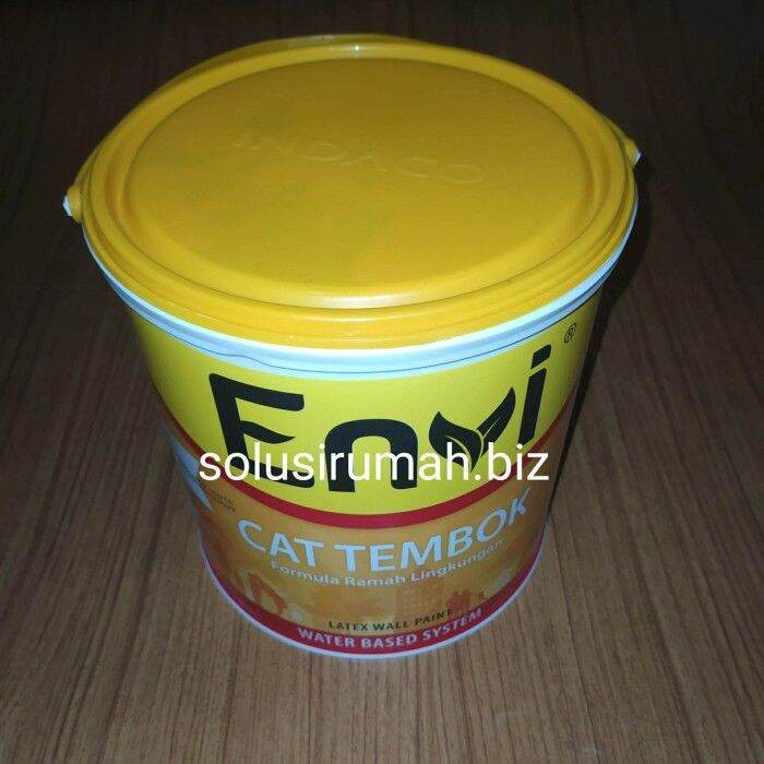 cat tembok envi 5 kg 5kg interior dinding galon envitex | Lazada Indonesia