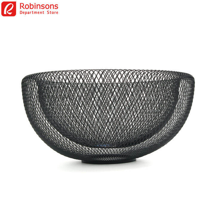 Masflex Large Metal Fruit Basket (Black) | Lazada PH