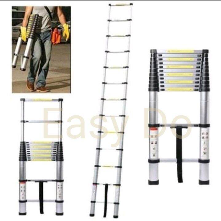 High Quality Aluminium Telescopic Ladder Extendable Ladder Single Pole ...