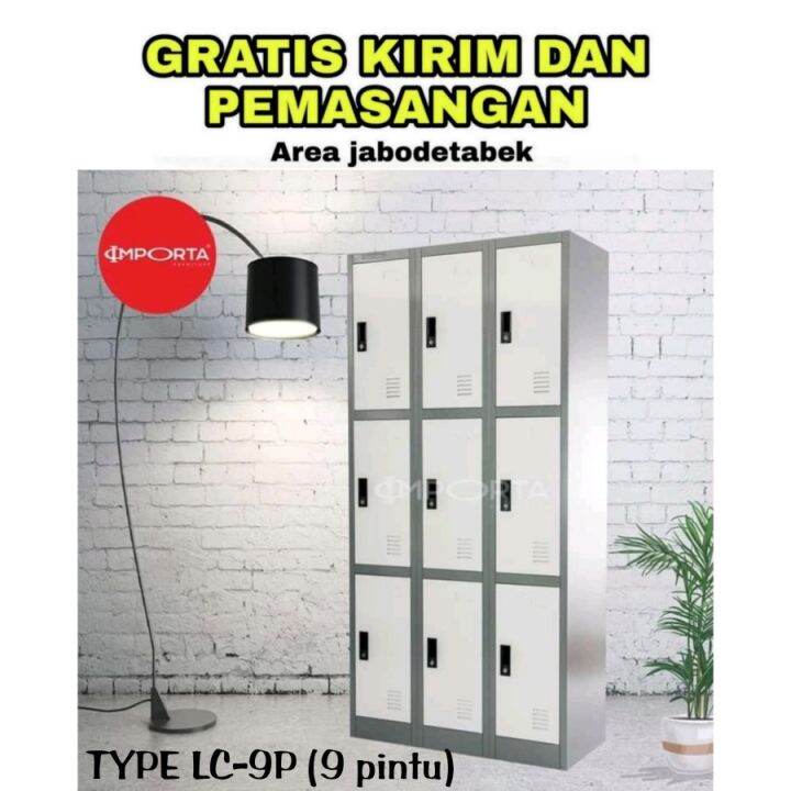 Lemari Loker besi / Stell Locker Cabinet / Loker Laci Pintu Besi ...