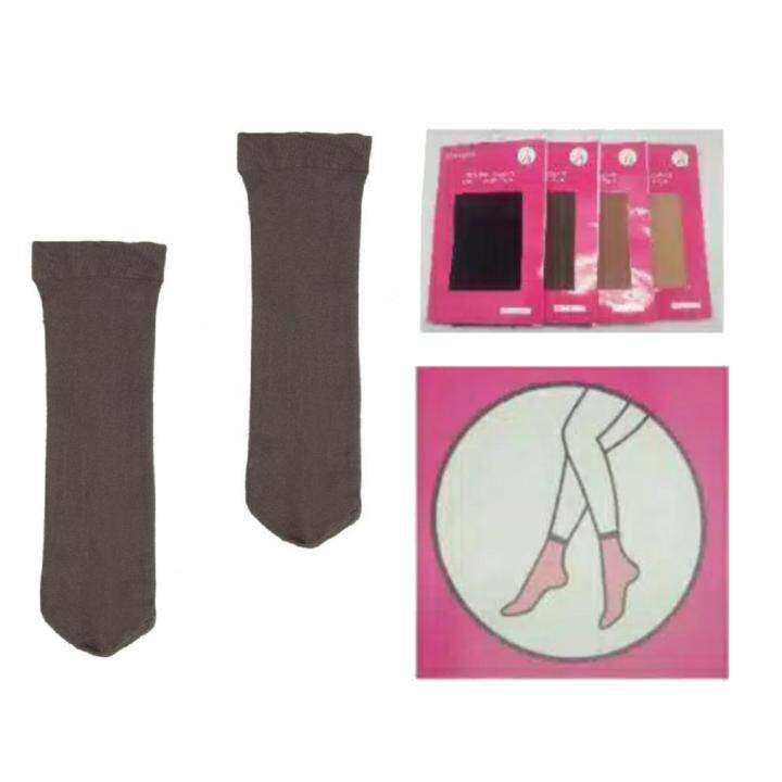 Sunafix ST703 Stocking Nylon Pendek Semata Kaki Warna Abu-Abu | Lazada ...