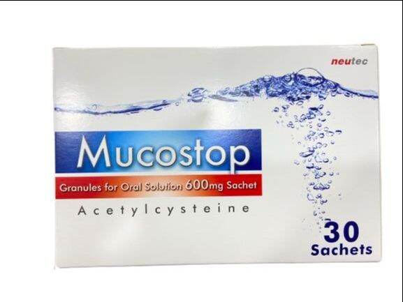 Mucostop Granules For Oral Solution 600mg Sachet ( 2 Sachets ) | Lazada