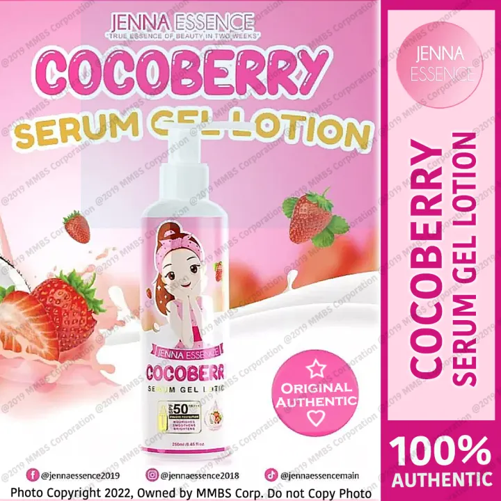 Original Coco Berry whitening lotion Jenna Essence Cocoberry Serum Gel ...