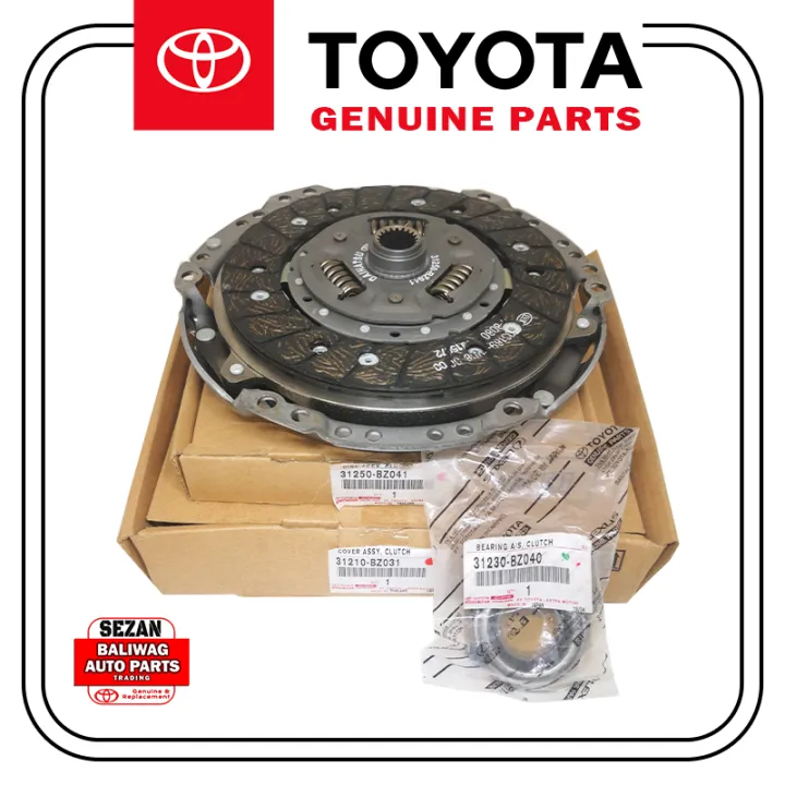 TOYOTA CLUTCH SET DISC COVER RELEASE BEARING WIGO 2012-2022 31250-BZ041 ...