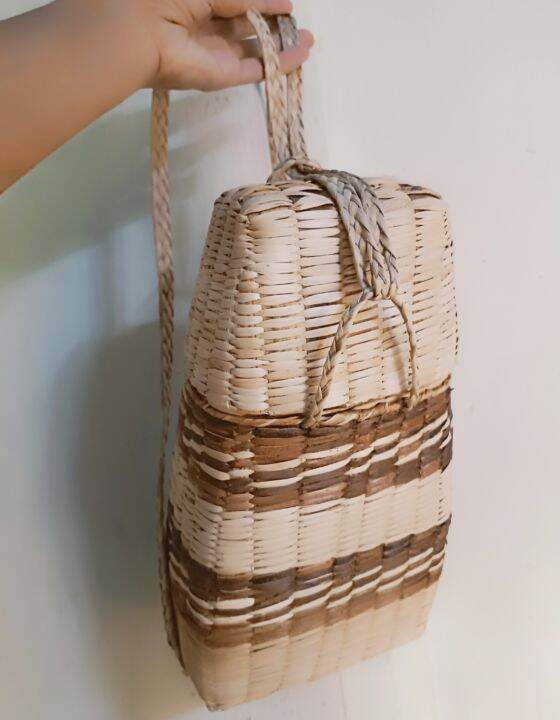 Native back pack pandan bag small back pack | Lazada PH