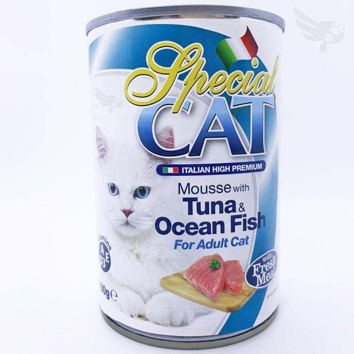 Monge Special Cat in Mousse with TUNA & OCEAN FISH for Adult Cat 400g ...