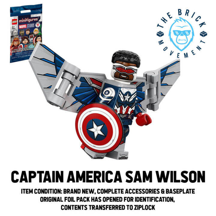 LEGO® Collectible Minfigure Series MV Studios: CaptainAmerica Sam ...