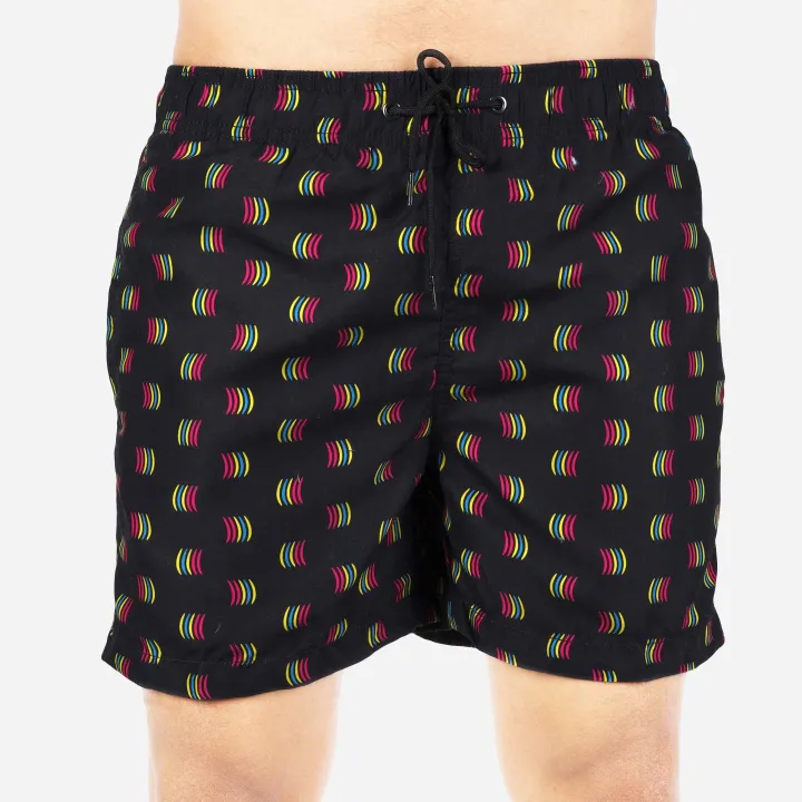 Coco Republic 5 Brackets Men's Board Shorts In Black | Lazada PH