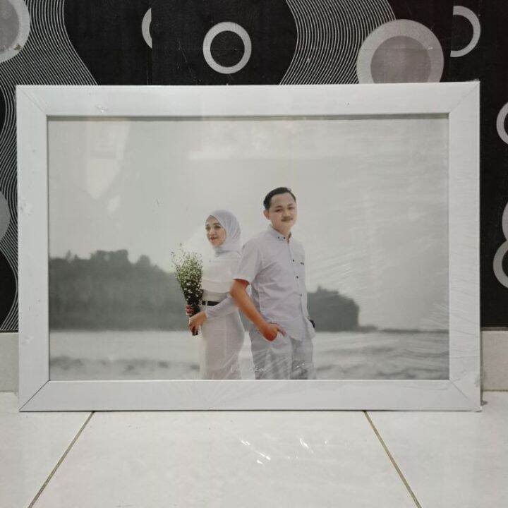 Paket cetak foto A2 40x60 + Bingkai minimalis full 5 cm | Lazada Indonesia