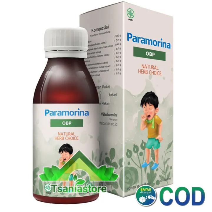 Obat Batuk Pilek Anak - Paramorina OBP 100ml 1 ahun keaas | Lazada ...