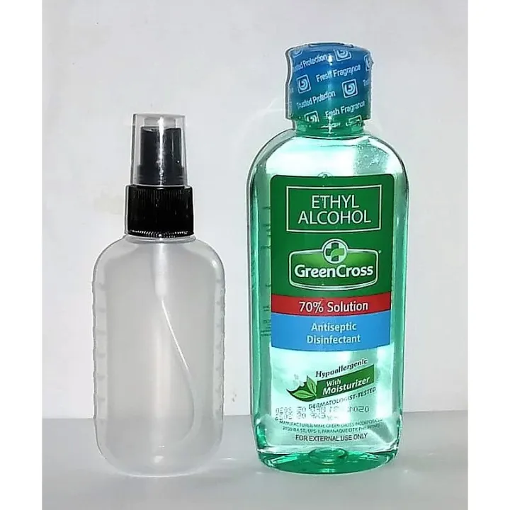 ALCOHOL BUNDLE (Green cross Ethyl alcohol in 150mL - Handy Spray Bottle ...