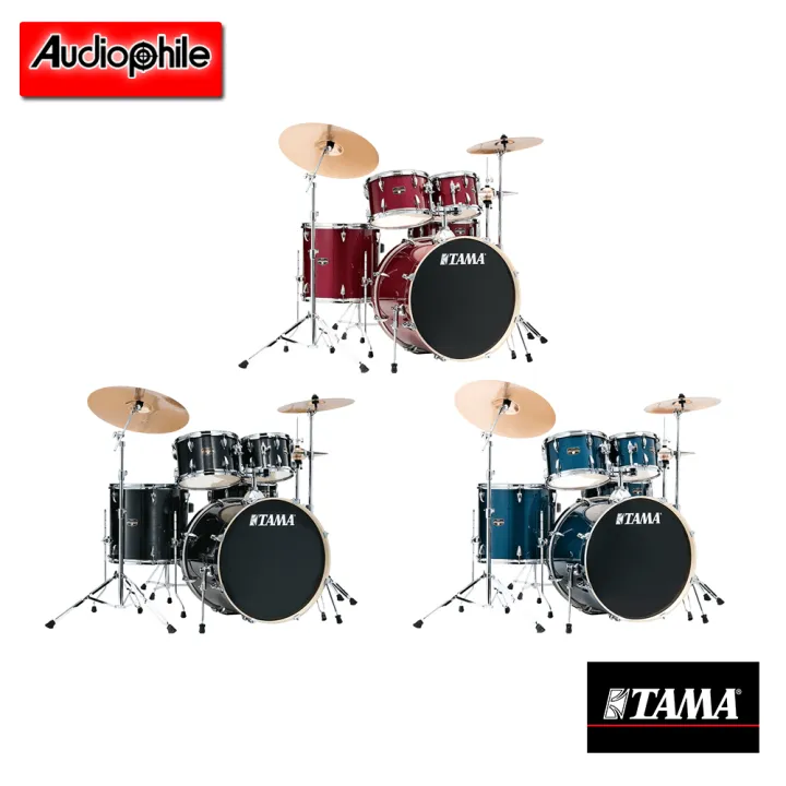 TAMA IE52KH6W IMPERIALSTAR 5 PIECE KIT WITH HARDWARE (CYMBALS NOT ...
