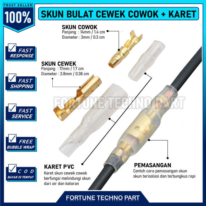 [GRATIS ONGKIR] [COD] -PAKET 10 PCS Skun Bulat Male Female Pasangan ...