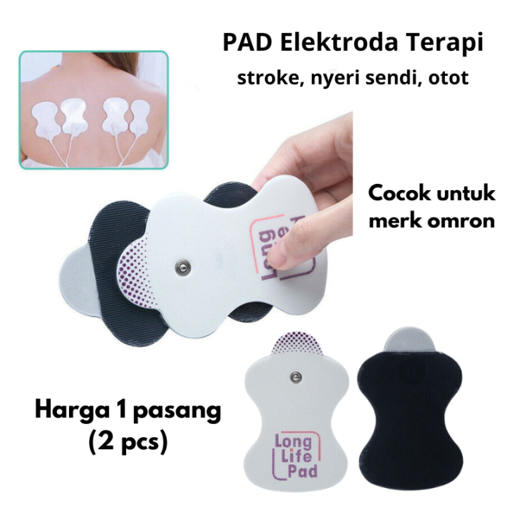 Pad TENS Kancing Long Life Omron / Alat Terapi kesehatan stroke nyeri ...