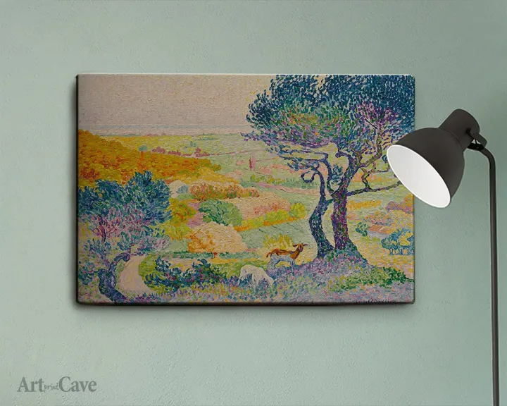 La Plaine De Bormes Henri Edmond ผ้าฝ้ายแคนวาส,พิมพ์ดิจิตอล,Iconic ศิลปะ,ตกแต่งแขวนผนัง,พิมพ์ภาพ ...