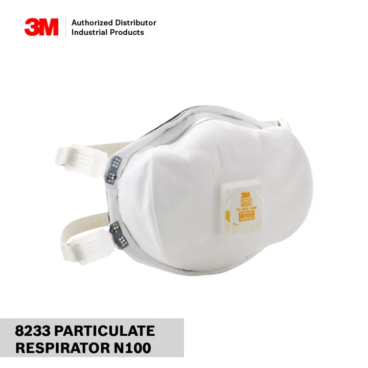 3M 8233 PARTICULATE RESPIRATOR N100 1PC | Lazada PH