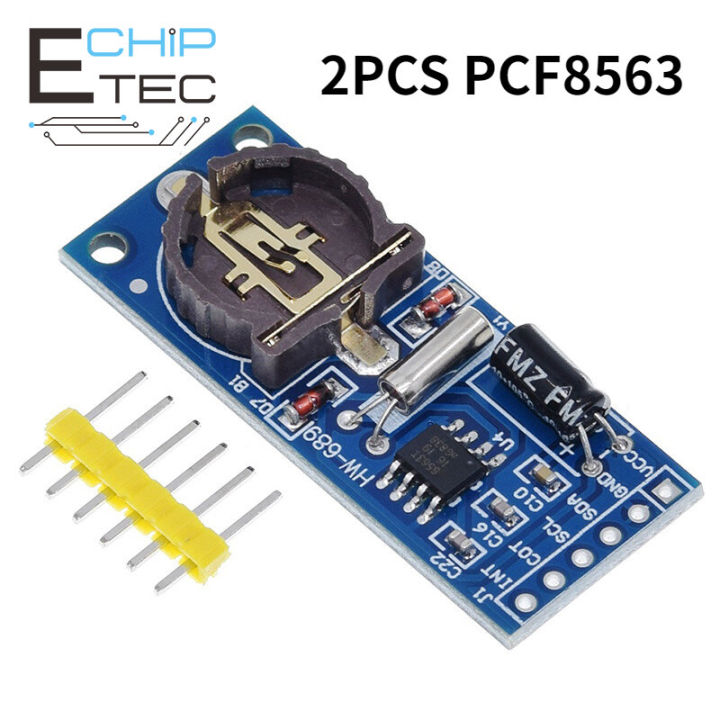 2pcs Pcf8563 Rtc Board Pcf8563 Real Time Clock Module I2c Interface 3