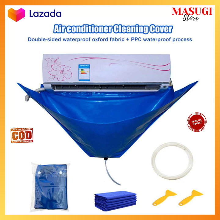 Plastik Cuci AC Air Model Terbaru Conditioner Cleaning Cover Waterproof ...