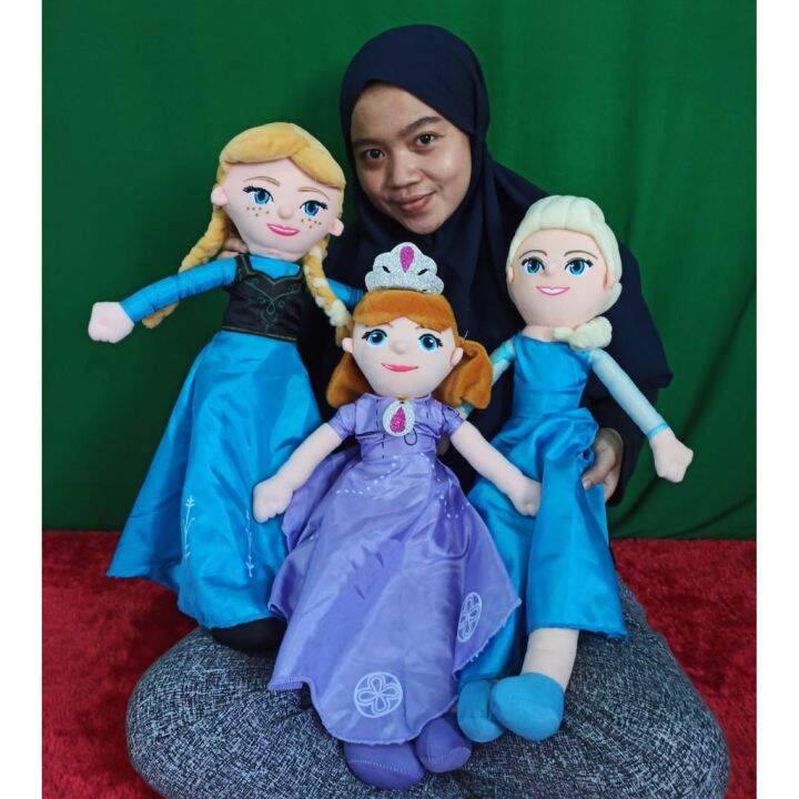 Boneka Frozen Elsa dan Anna Lucu dan Imut ukuran 50 cm | Lazada Indonesia