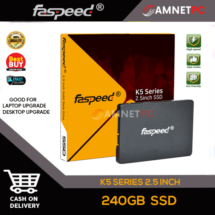 AMNETPC Sale Sale Faspeed K5 Series 2.5 inch Solid State Drive 240GB ...