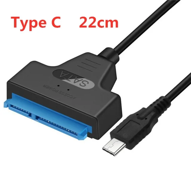 Sata CableTo USB 3.0 Adapter Suport 2.5 Inches External SSD HDD Hard ...