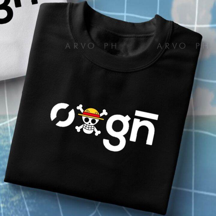 oxygen one piece t-shirt black & white | Lazada PH