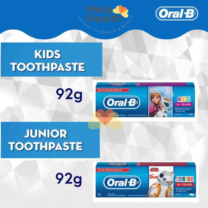 Oral B Kids 3+ Years Toothpaste Frozen / Star Wars Fruit Flavour 92g ...
