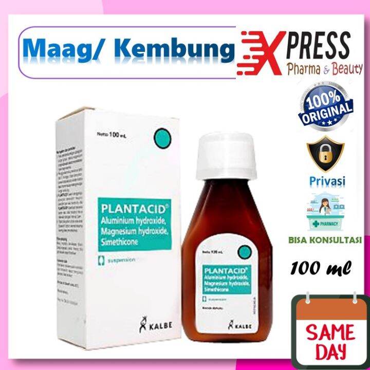 ⚡XPRESS⚡ Plantacid Sirup 100 ml Suspensi Syrup Obat Maag Plantasid ...